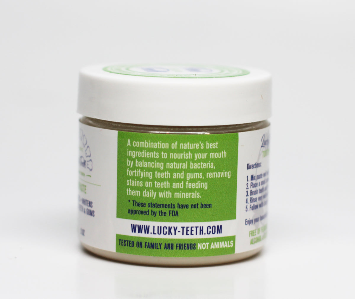 Organic Remineralizing Toothpaste - 2Oz Glass | Lucky Teeth